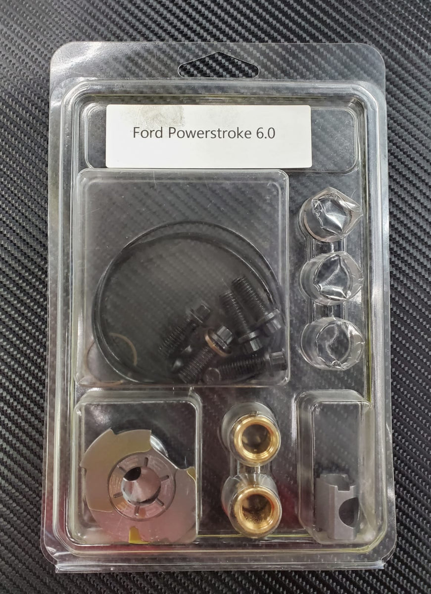 6.0L Powerstroke Stage 1.5 Billet 61MM - DIY BASIC KIT – Turbo Time USA
